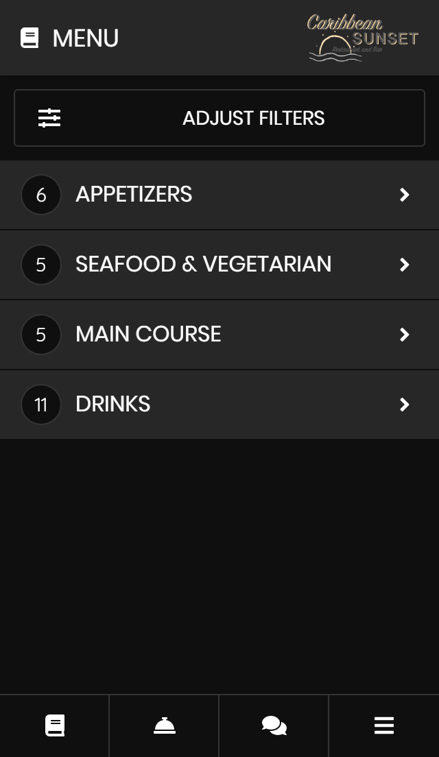Tap Menu